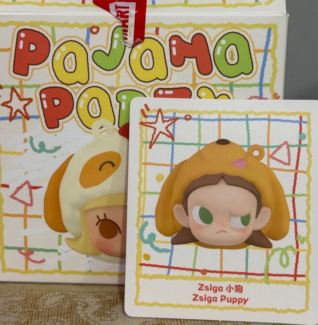 Popmart pyjamas party Zsiga pouch, Hobbies & Toys, Toys & Games on ...
