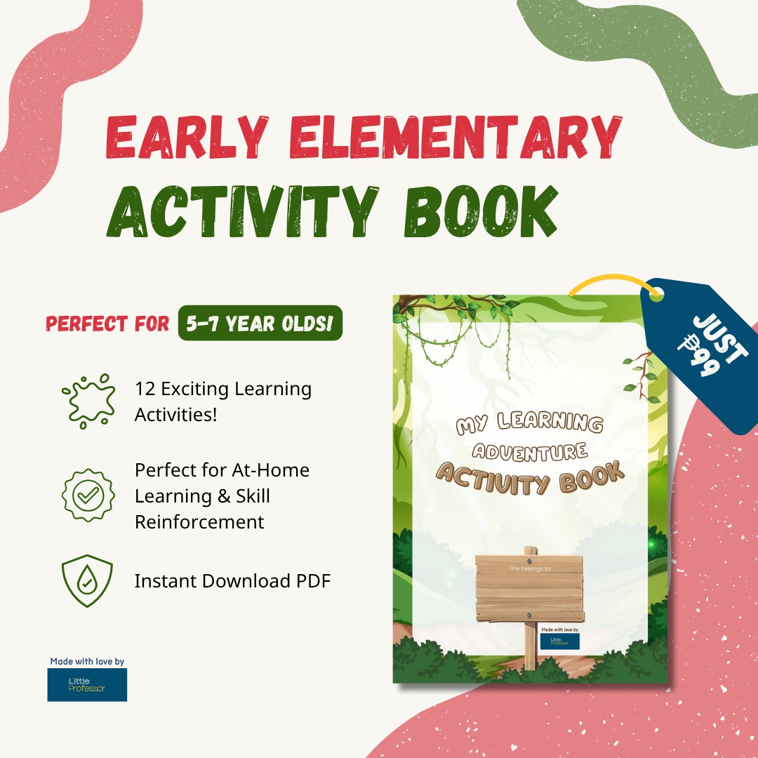 Printable Busy Book for Early Elementary (5-7 years old), Hobbies ...