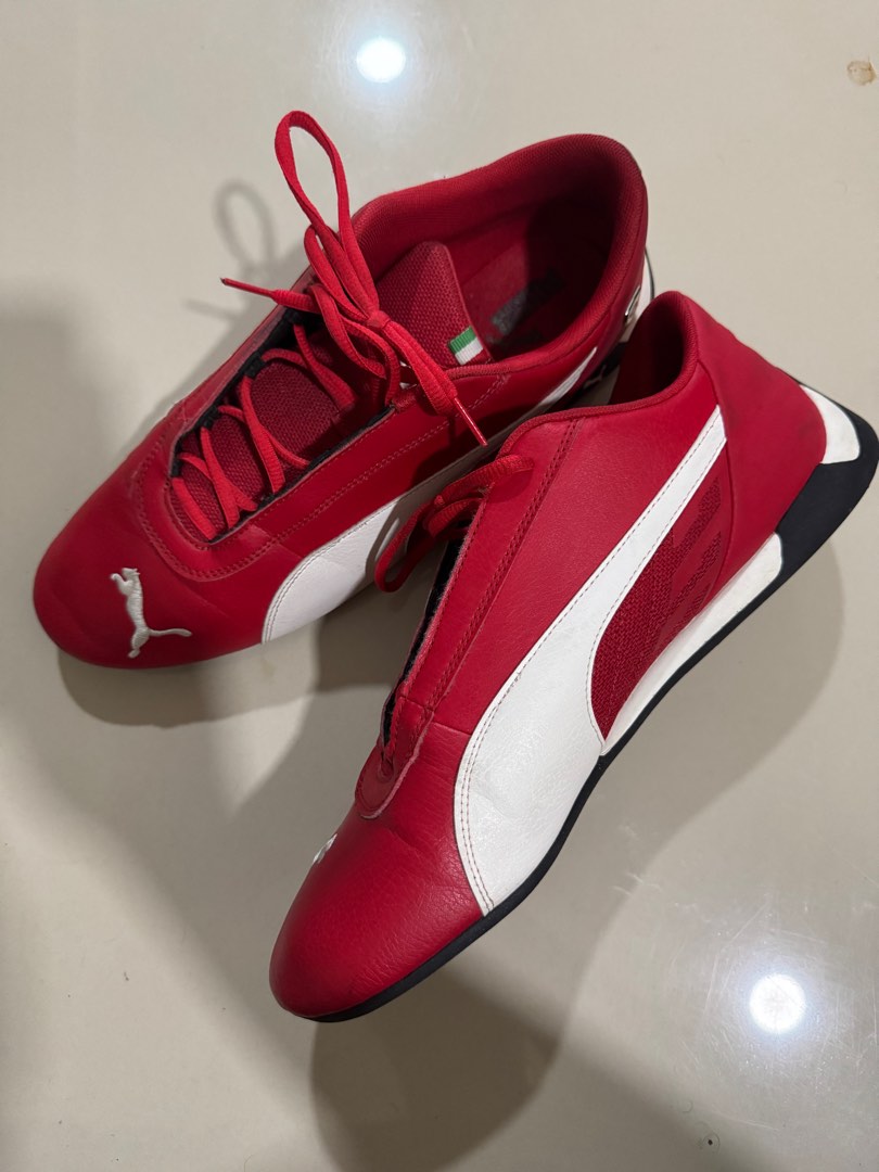 Puma Original- Ferrari Speedcat Edition Red Sneaker Shoe, Men's Fashion ...