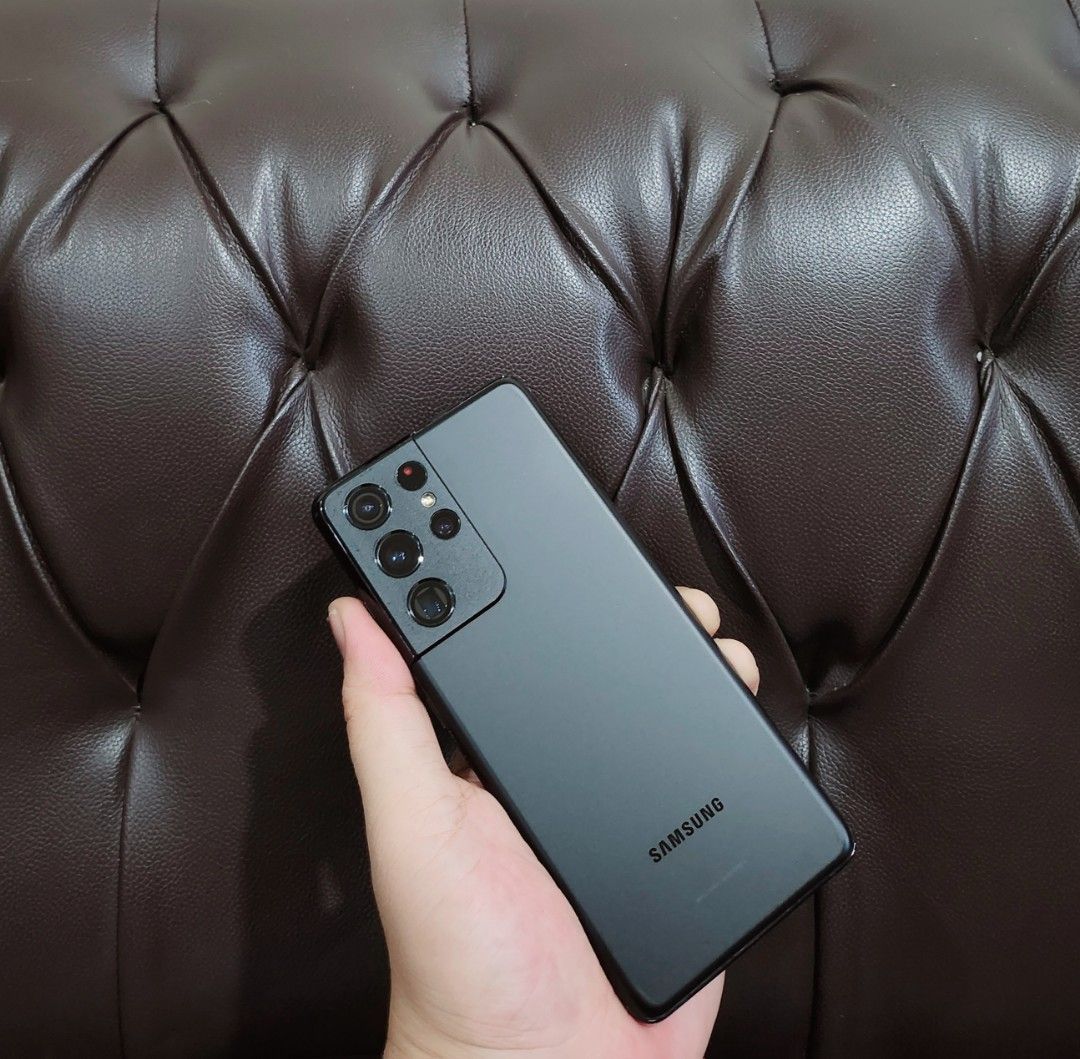 Samsung S21 Ultra 5G Metalik black sein resmi, Elektronik, Lainnya di ...