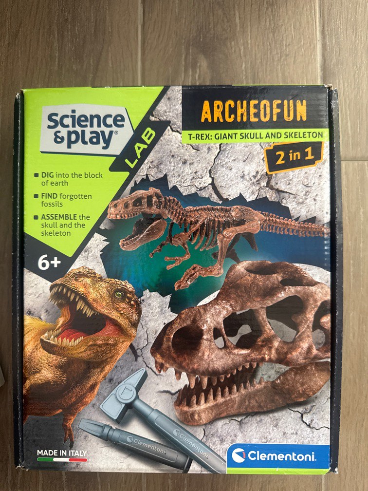Science and play T-Rex, 興趣及遊戲, 玩具 & 遊戲類 - Carousell