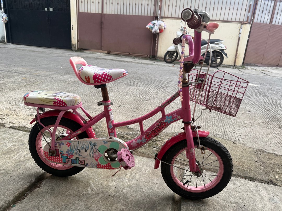 Sepeda mini anak cewe genio 12 inc 3-5 tahun, Olah Raga, Sepeda di ...