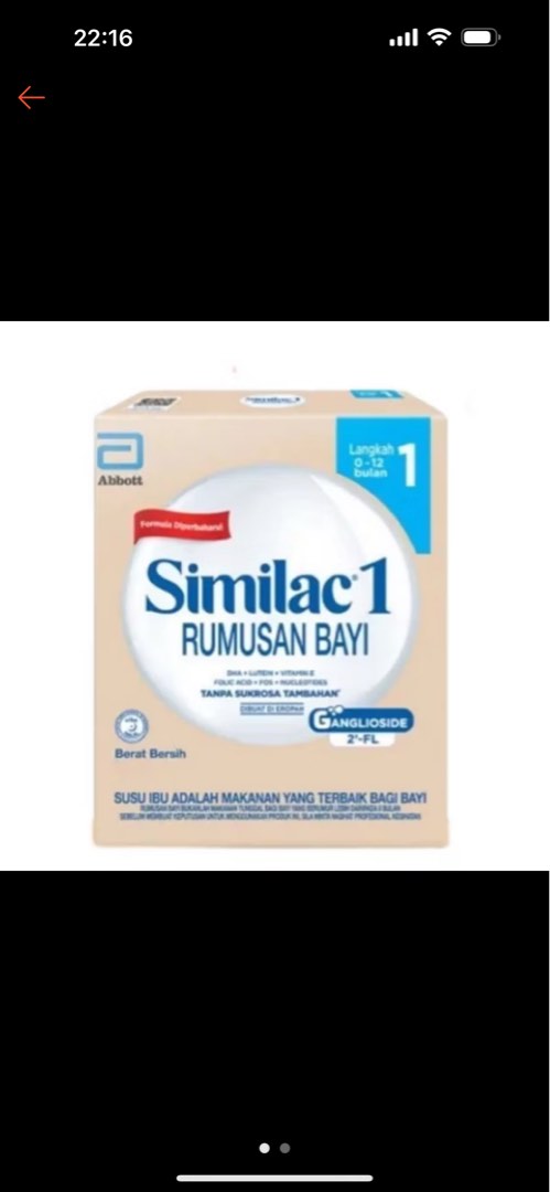 Similac Step 1, Babies & Kids, Nursing & Feeding, Weaning & Toddler ...