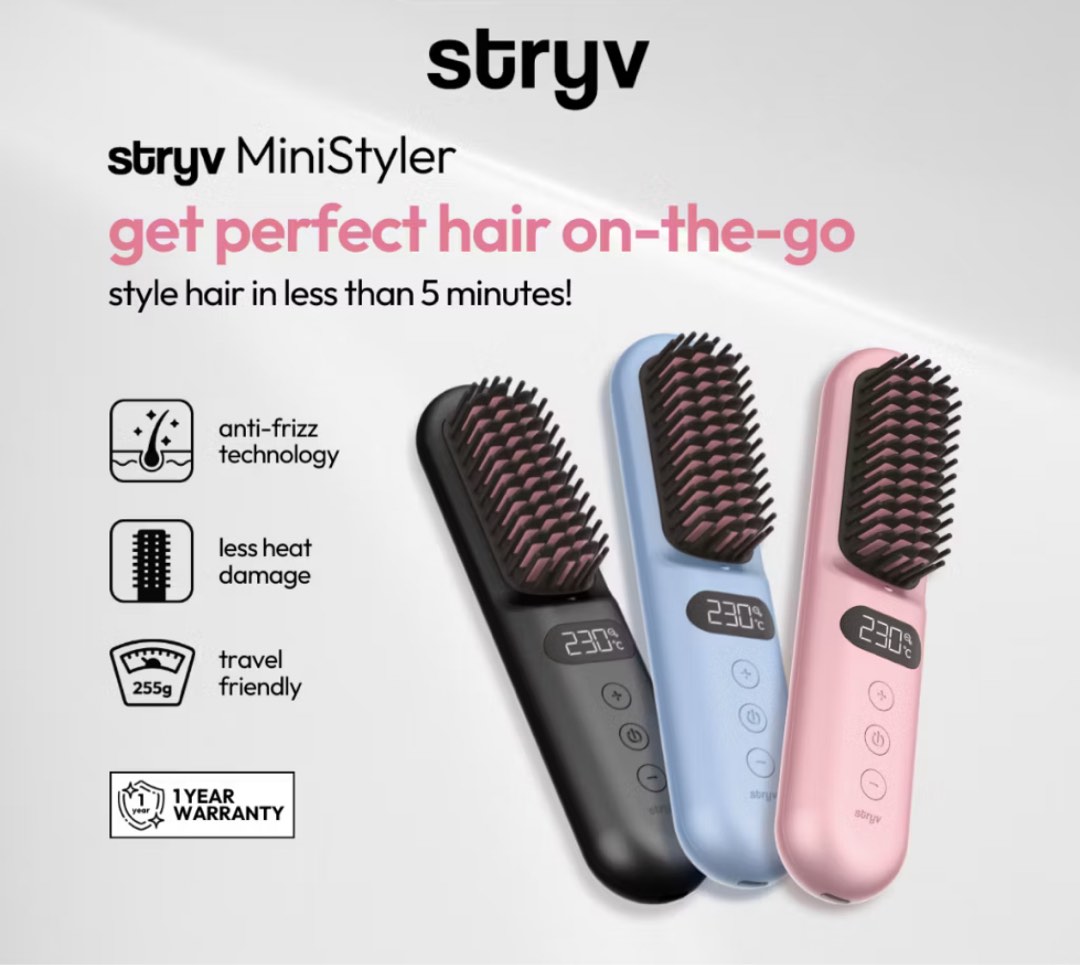 Stryv hair styler comb, Beauty & Personal Care, Hair Products on Carousell