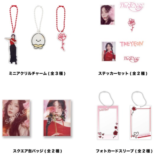 TAEYEON 'THE TENSE' JAPAN CONCERT MERCH, Hobbies & Toys, Memorabilia ...