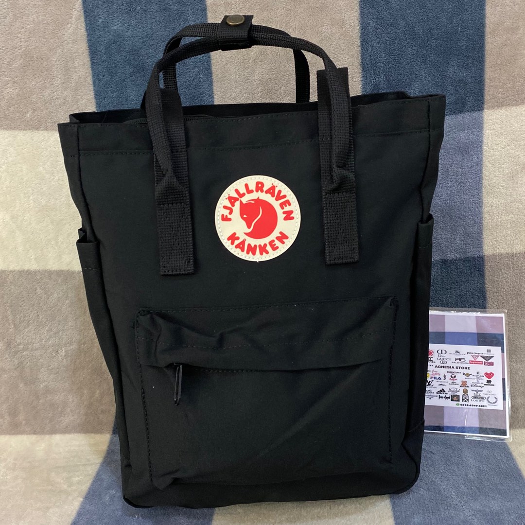 Tas kanken totebag ada nomor po muat laptop 15 inchi hitam, Barang ...