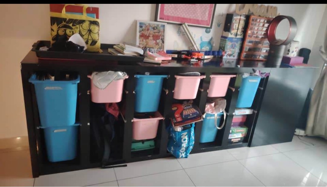 Toy Rack come with ikea storage, Furniture & Home Living, Furniture ...