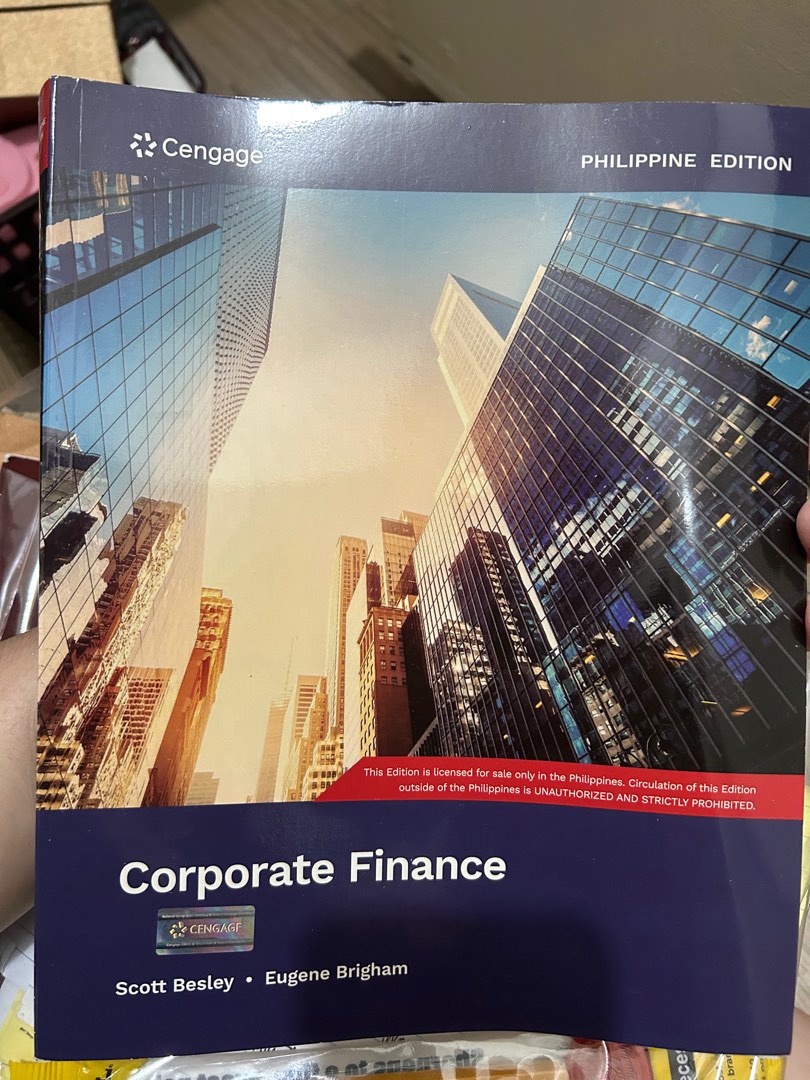 UST Corporate Finance Book (Cengage), Hobbies & Toys, Books & Magazines ...