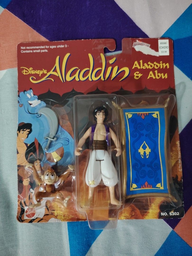 Vintage Mattel Disney Aladdin figures... Aladdin and Abu, Princess ...