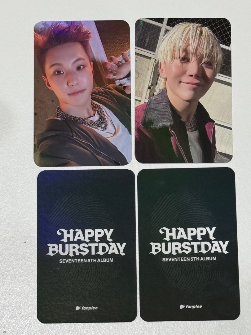 WTT Seventeen Happy Burstday Daredevil Carat Fanplee POB Hoshi ...