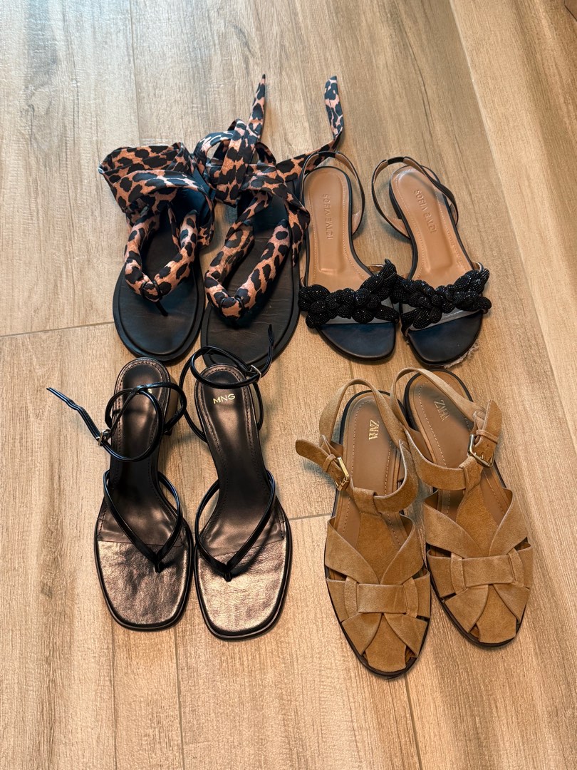 Zara Mango Asos Ganni Sandals, 女裝, 鞋, 涼鞋 - Carousell