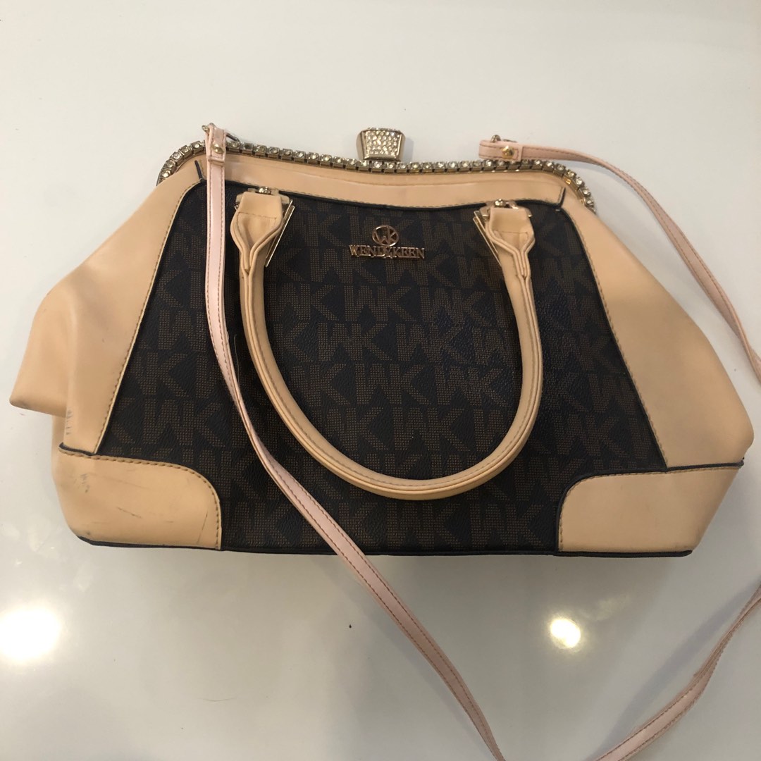 (150 DECLUTTER SALE) WENDY KEEN TOTE GLAM SHOULDER BAG BLING WITH ...