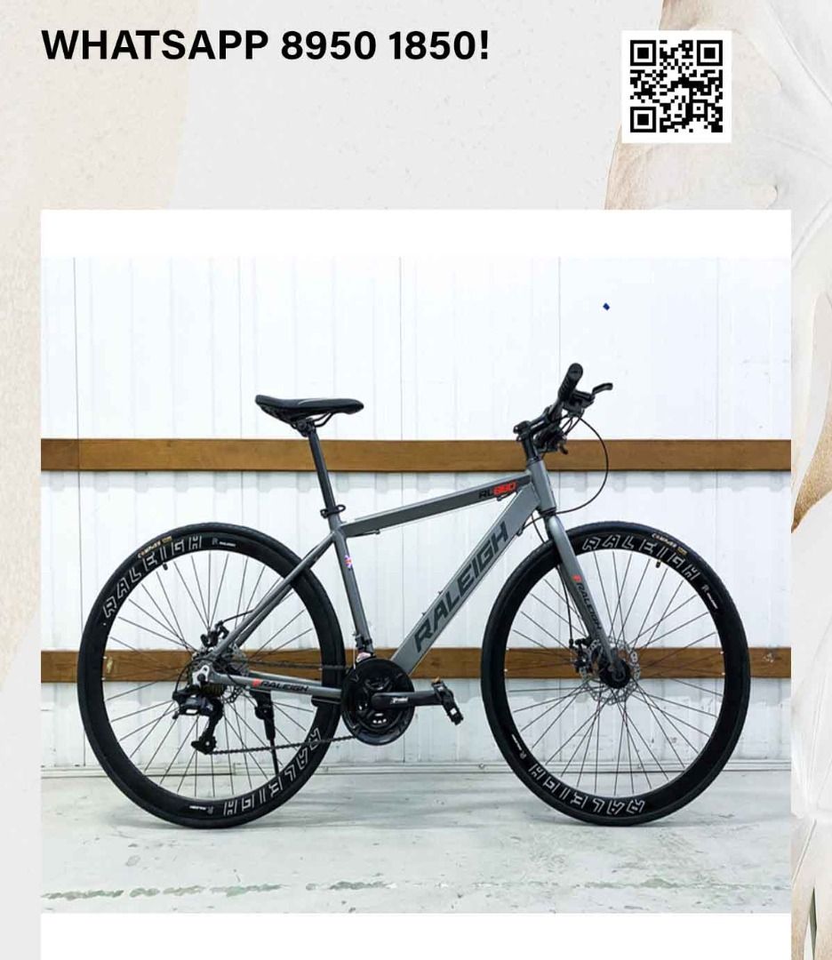 26" 24 Speed Raleigh Road bike Wind R700 R9 RL880 Hybrid Bicycle 27.5 ...