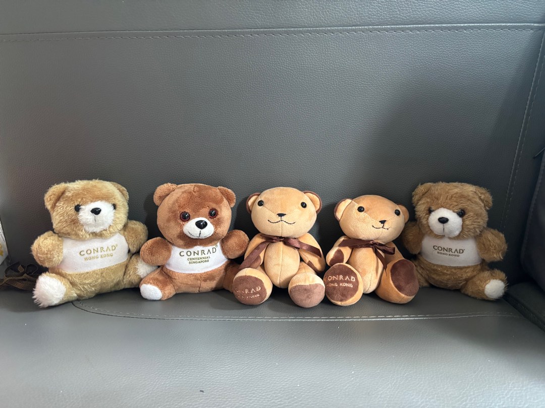 $2 each Plush Toys Conrad bears, Hobbies & Toys, Toys & Games on Carousell