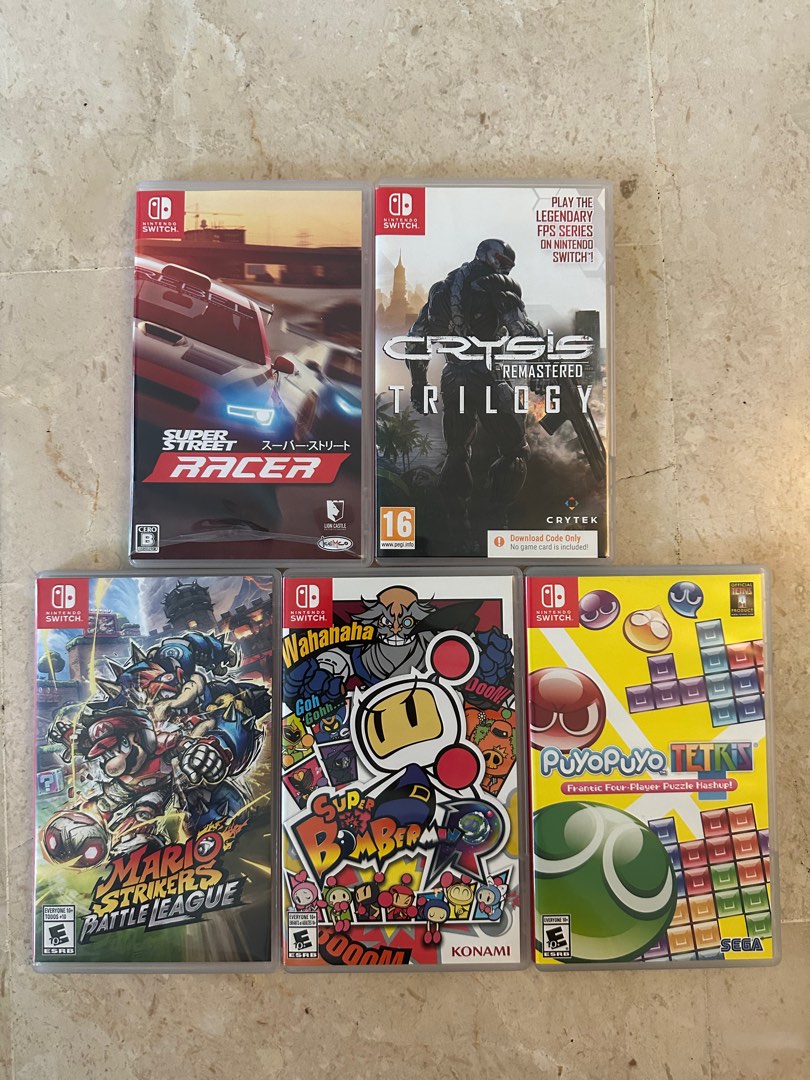 5 Nintendo Switch Games Bundle, Video Gaming, Video Games, Nintendo on ...