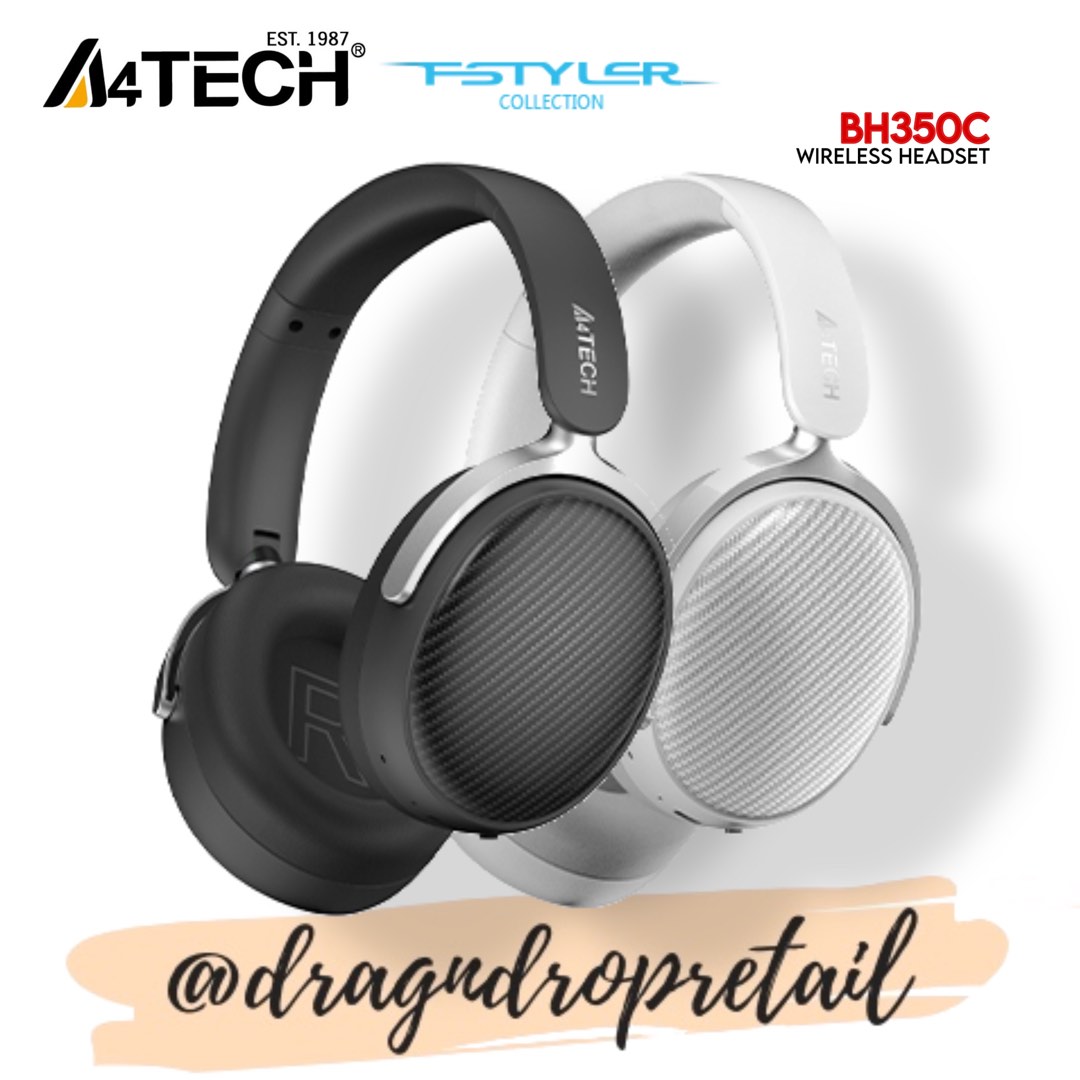 A4TECH FSTYLER BH350C Wireless Headset, Ultra-light, Foldable ...