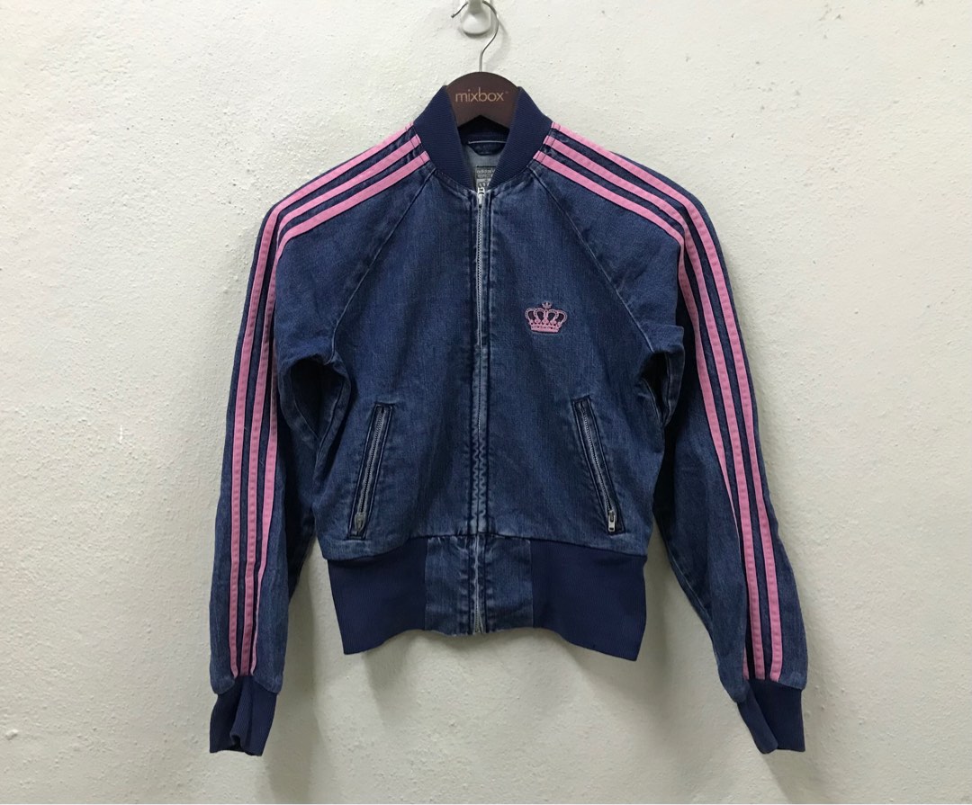 Adidas Respect Me Denim Jacket (women), Women's Fashion, Coats, Jackets ...