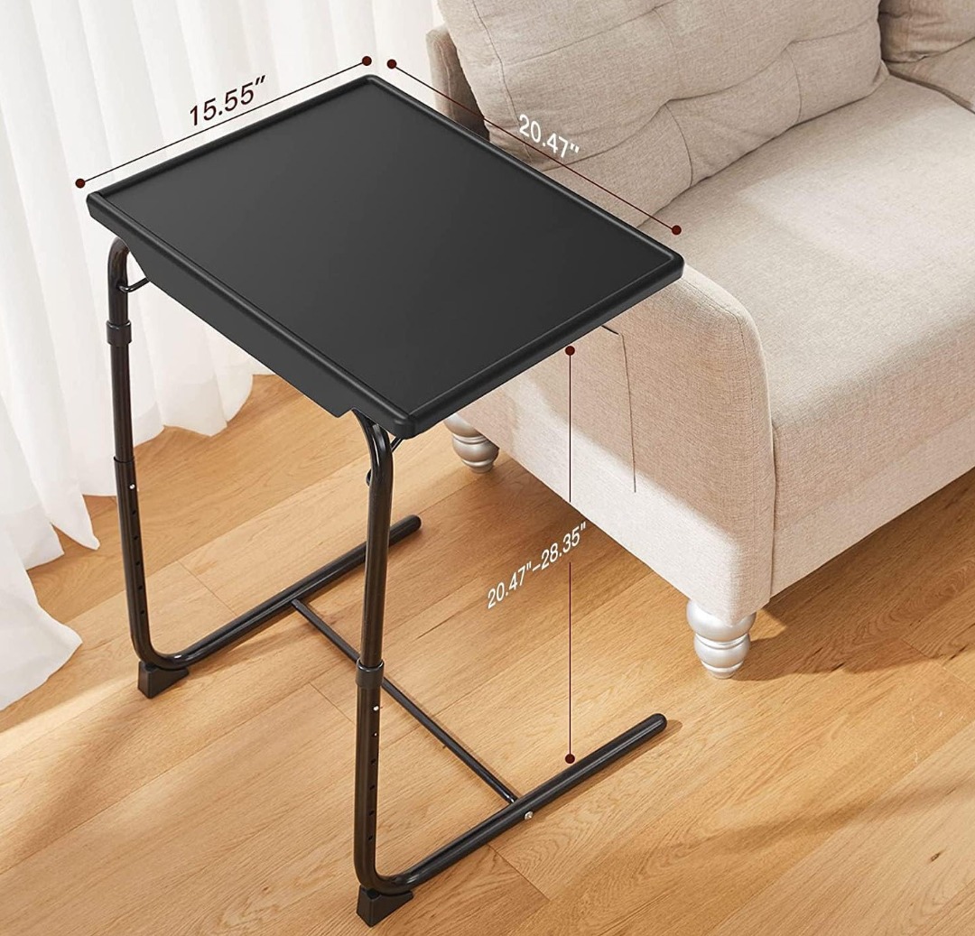 Adjustable Laptop Table | Height Adjustable Desk | Foldable Study Desk | Portable Computer Table ...
