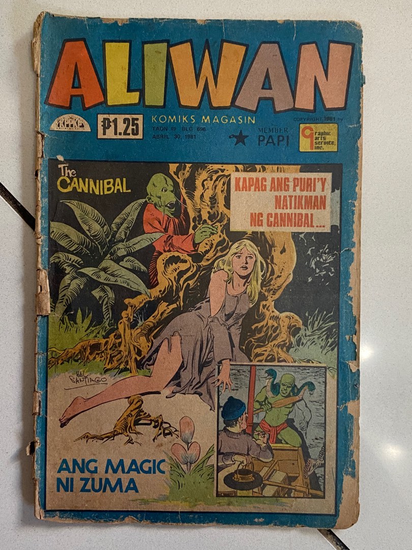 ALIWAN KOMIKS MAGASIN VINTAGE - Ang Magic Ni Zuma / Juan Bayakan ni ...