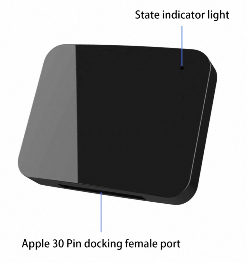 Apple 30pin female docker port Bluetooth receiver for old iPhone models ...