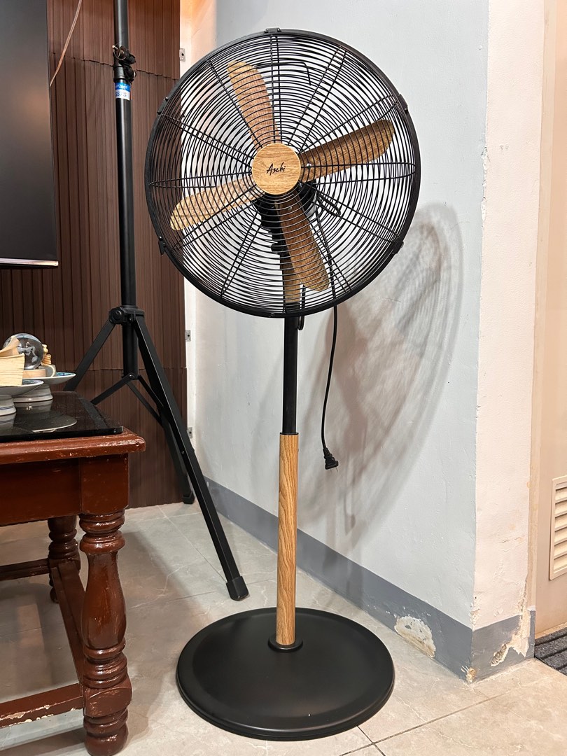 Asahi Wooden Stand Fan, TV & Home Appliances, Other Home Appliances on ...