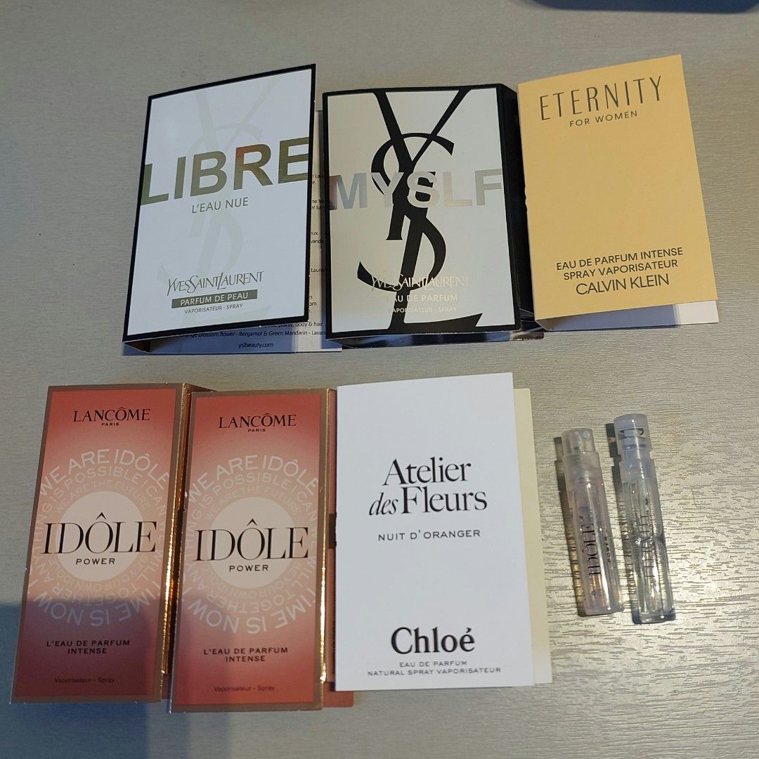 Assorted Perfume Samples / Vials / Lancome Idole / Chloe Ateliers Des ...