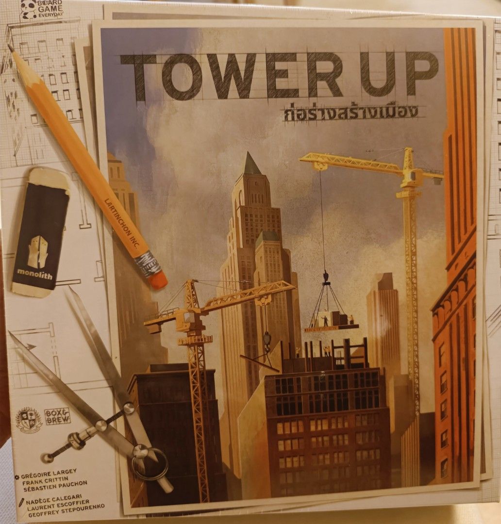 Authentic Tower Up Multi Language edition board game with Essen PROMO ...