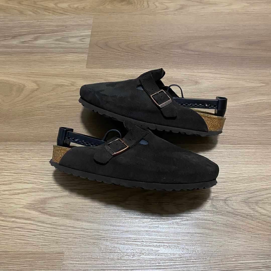 Birkenstock boston clogs mocha, Women's Fashion, Footwear, Sandals on ...