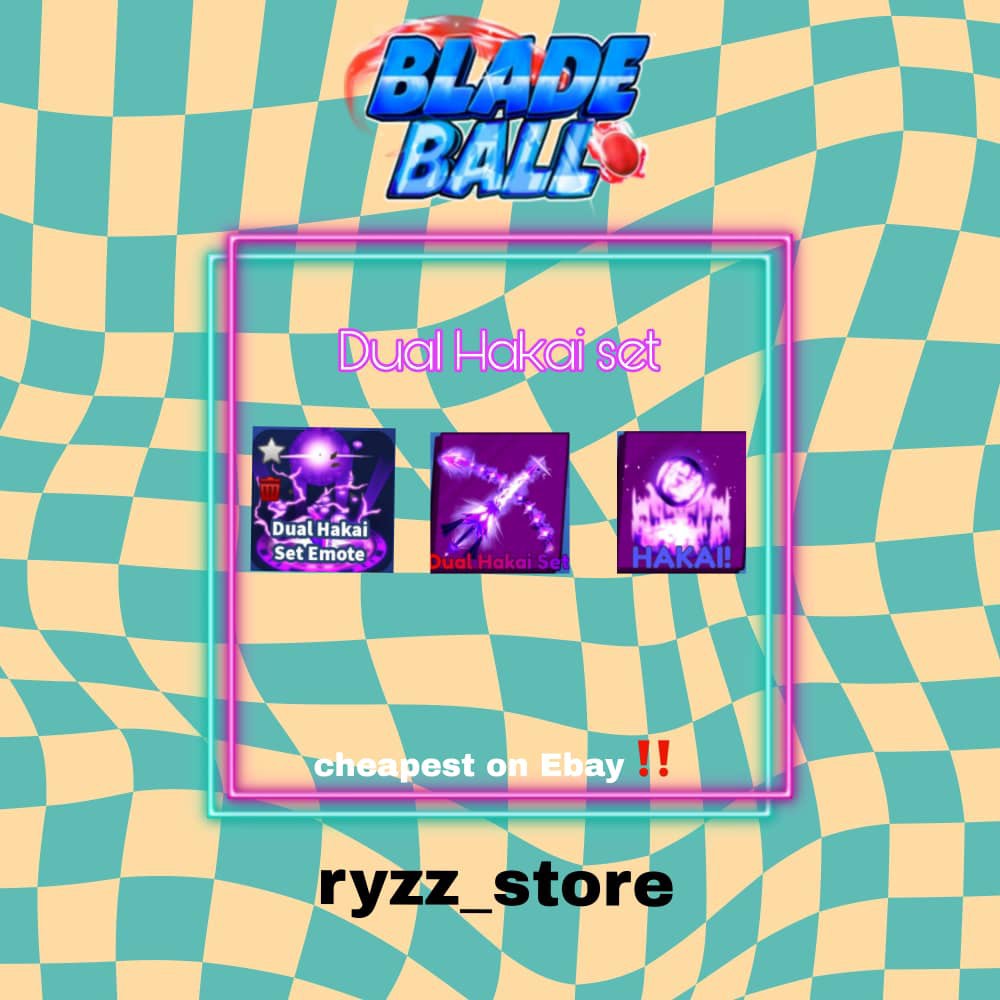 [Blade Ball] Dual Hakai set (Roblox), Video Gaming, Gaming Accessories ...