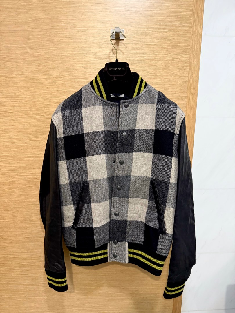 Bottega Veneta Check Varsity Jacket Multiple colors, Men's Fashion ...