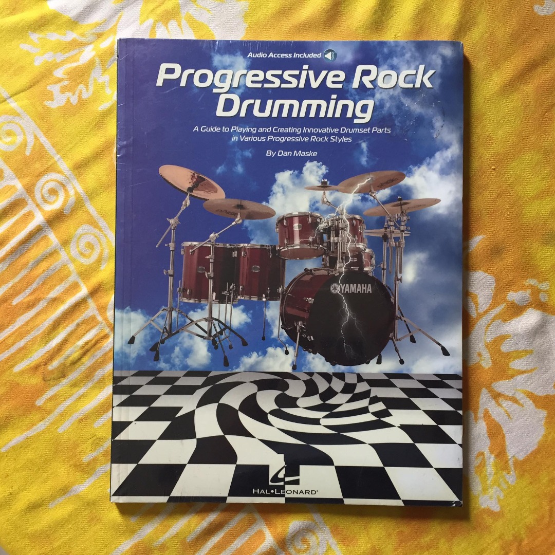 Buku latihan drum: PROGRESSIVE ROCK DRUMMING, Musik & Media, Alat di ...