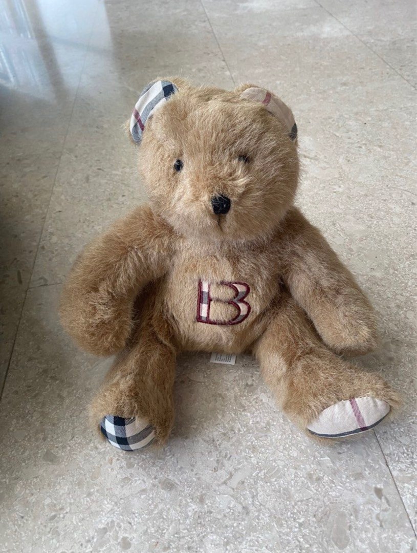 Burberry teddy bear, Hobbies & Toys, Toys & Games on Carousell