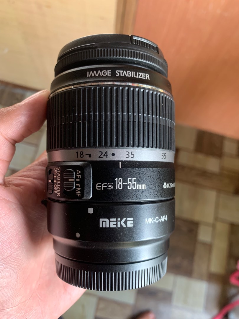 CANON EFS 18-55MM IS WITH EF-M ADAPTER, Photography, Lens & Kits on ...