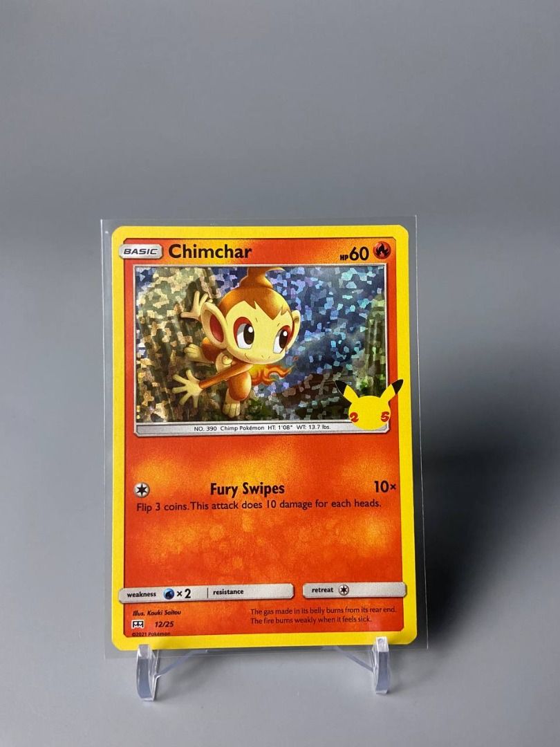 Chimchar: Holo 25th Anniversary Pokemon x Mcdonald's 2021, Hobbies ...