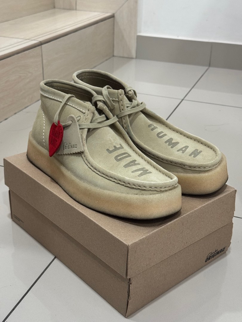 Clarks X Human Made Wallabee, Men's Fashion, Footwear, Sneakers on ...