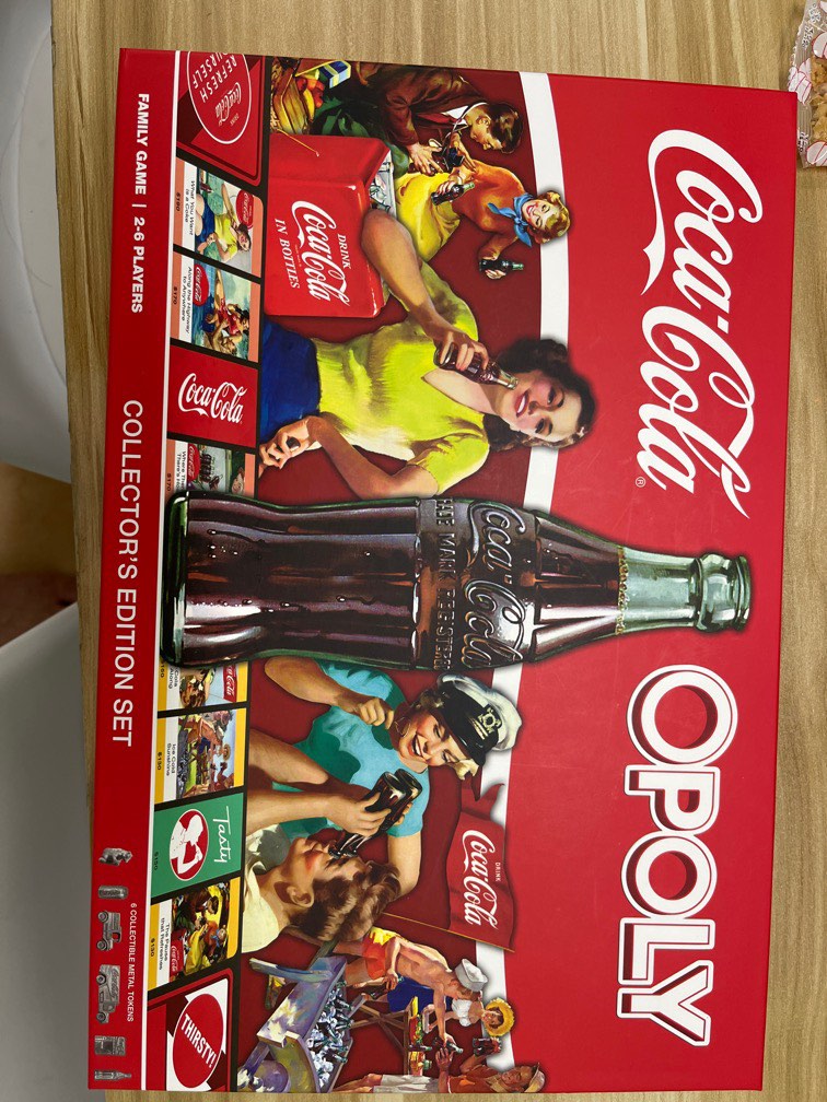 Coca Cola opoly monopoly, Hobbies & Toys, Memorabilia & Collectibles ...