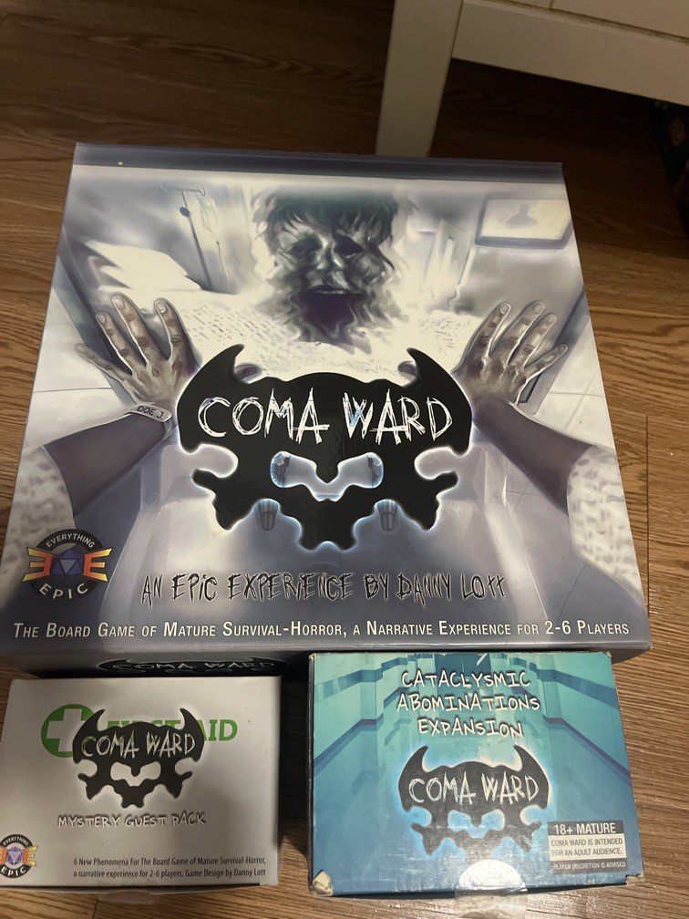 Coma ward board game kickstarter, Hobbies & Toys, Toys & Games on Carousell