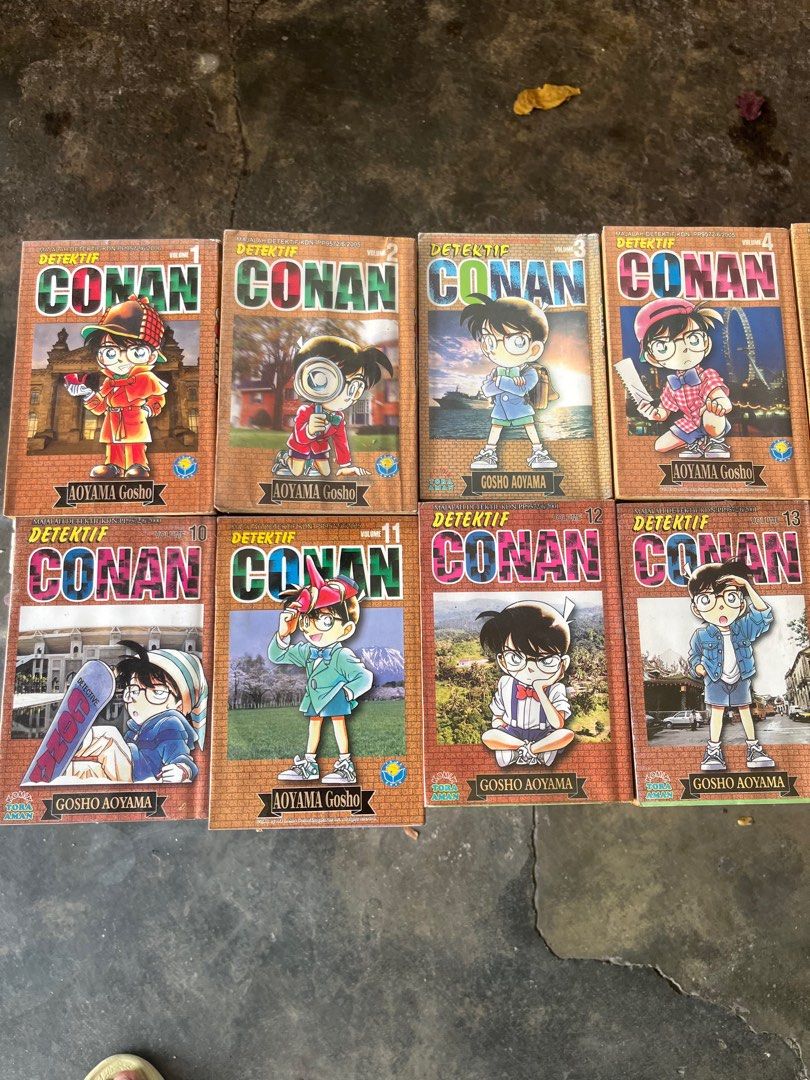 Comic detective Conan vintage book buku lama, Hobbies & Toys, Books ...