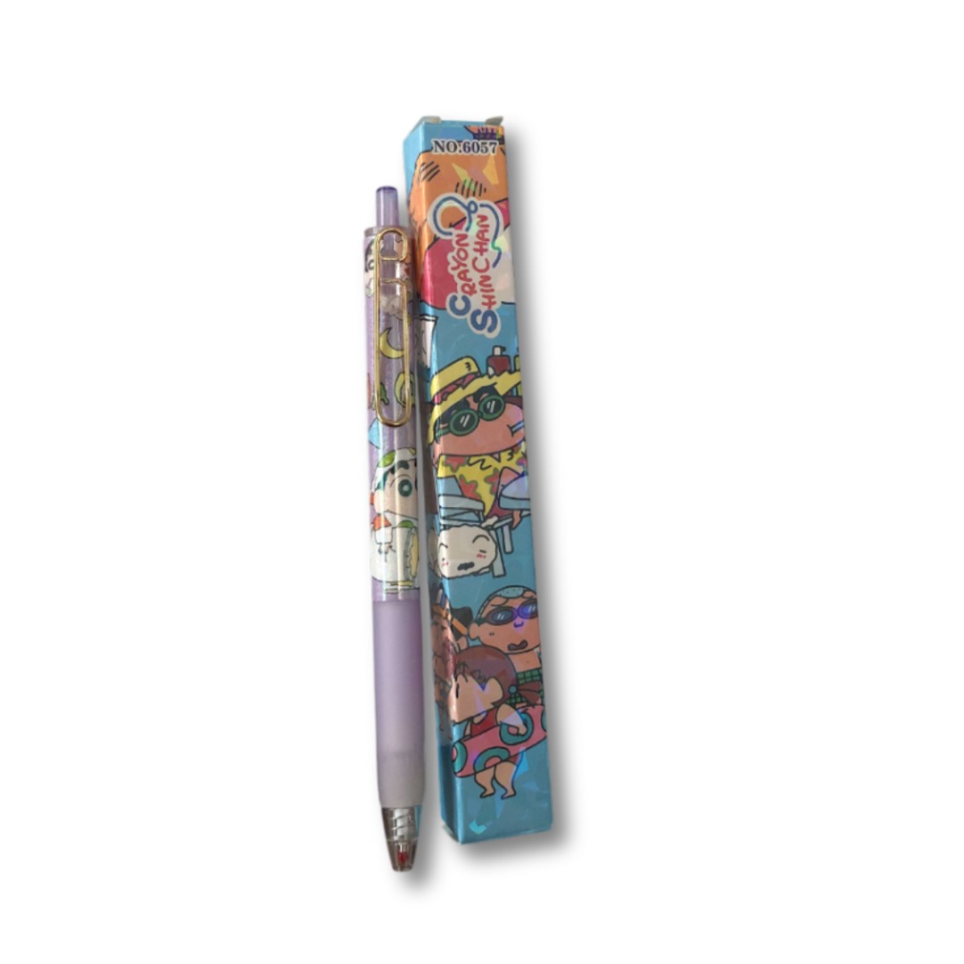 Crayon Shinchan Pen, Pulpen Imut Aesthetic Kekinian Desain Karakter ...
