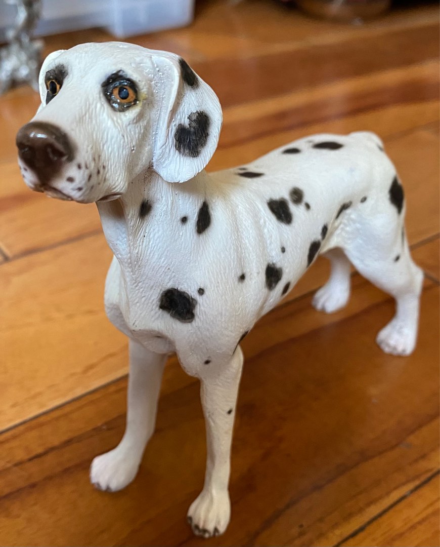 Dalmatian Dog Figurine Set – Standing & Mother with Puppies, Realistic ...