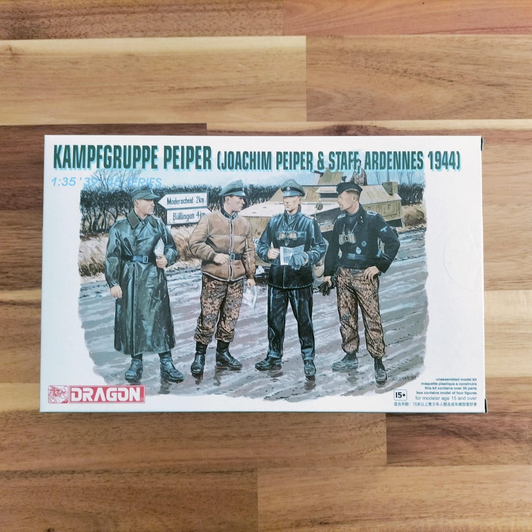 Dragon 6088 1/35 Kampfgruppe Peiper (Joachim Peiper & Staff, Adrennes ...