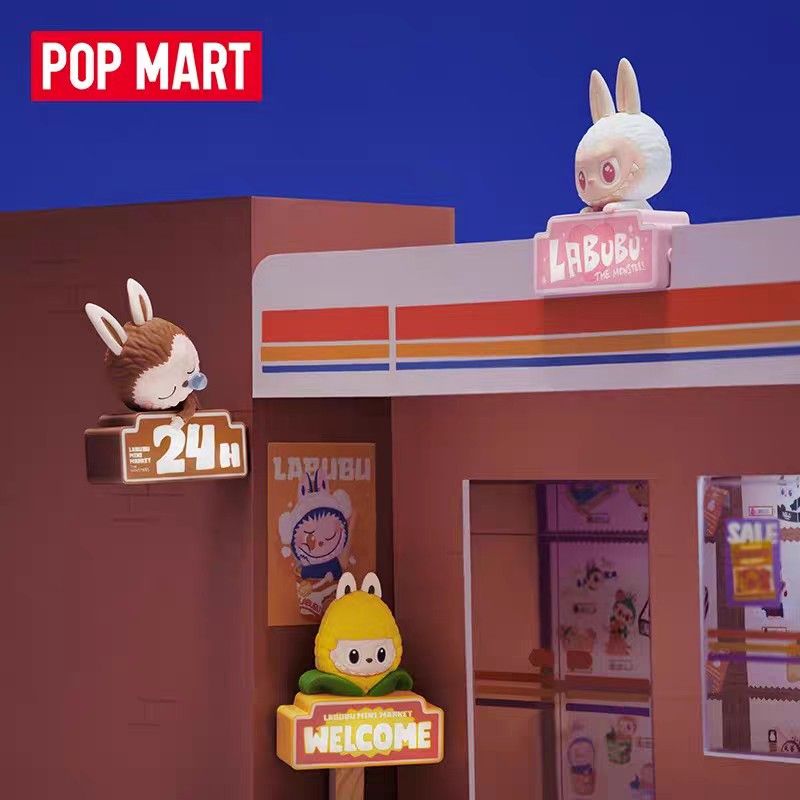 [EXCLUSIVE! POPMART] POPMART LABUBU THE MONSTERS WACKY MART MINI MARKET ...