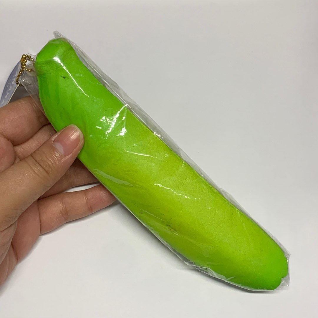 Green Banana Squishy, Hobbies & Toys, Toys & Games on Carousell