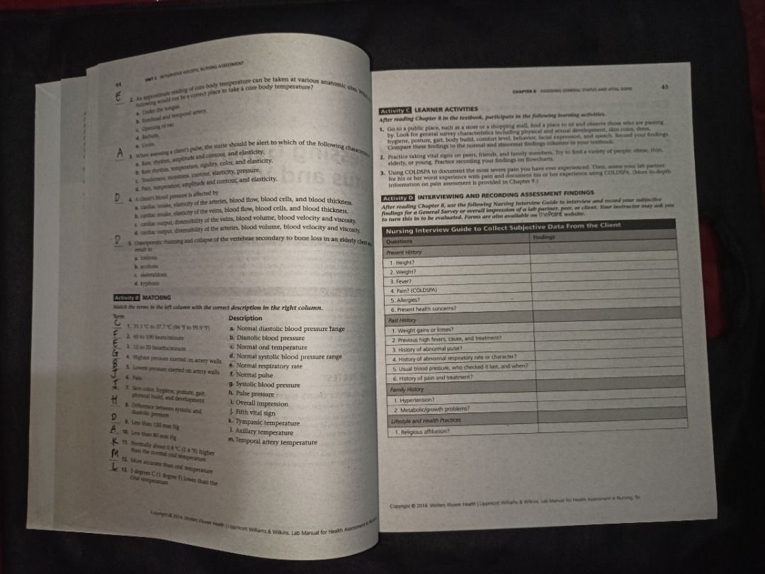 Health Assessment in Nursing (6th Edition) and its Lab Manual (5th ...