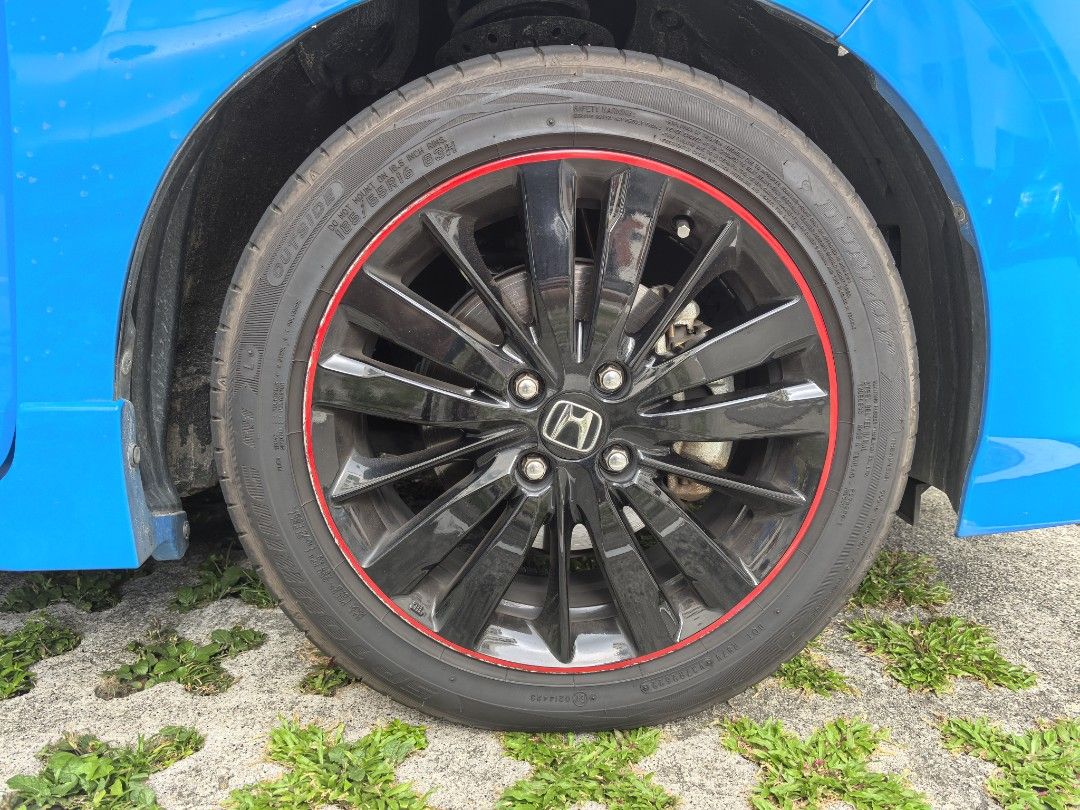 Honda Jazz Rims 4x100 16", Car Accessories, Tyres & Rims on Carousell