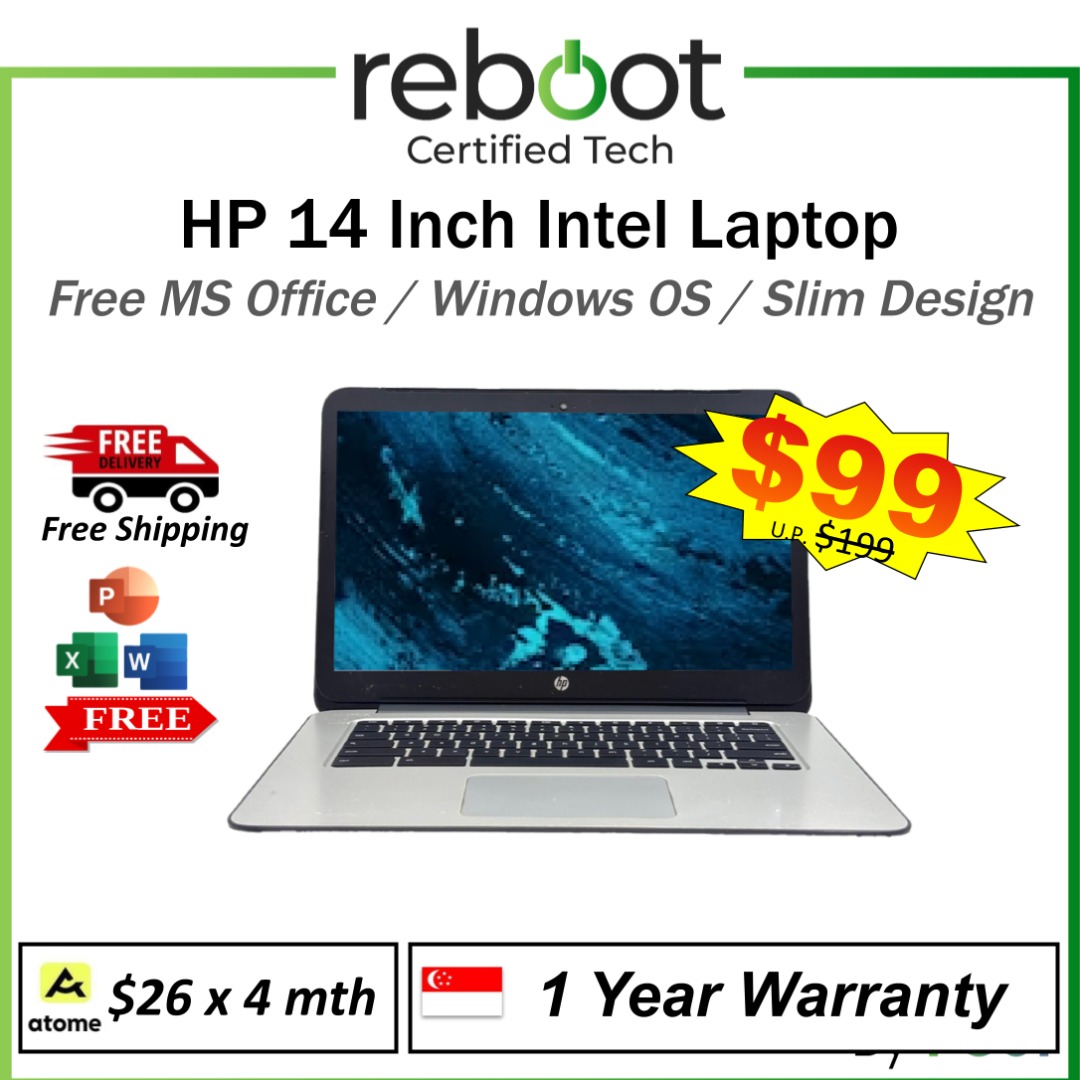 HP Intel Laptop - 14 inch Slim Laptop - Fast & Efficient - Windows OS ...