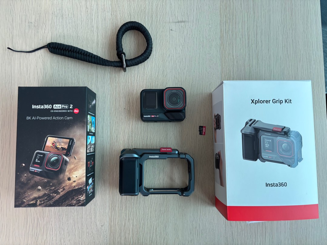 Insta360 Ace Pro 2 Xplore Grip Kit Edition, Photography, Cameras on Carousell