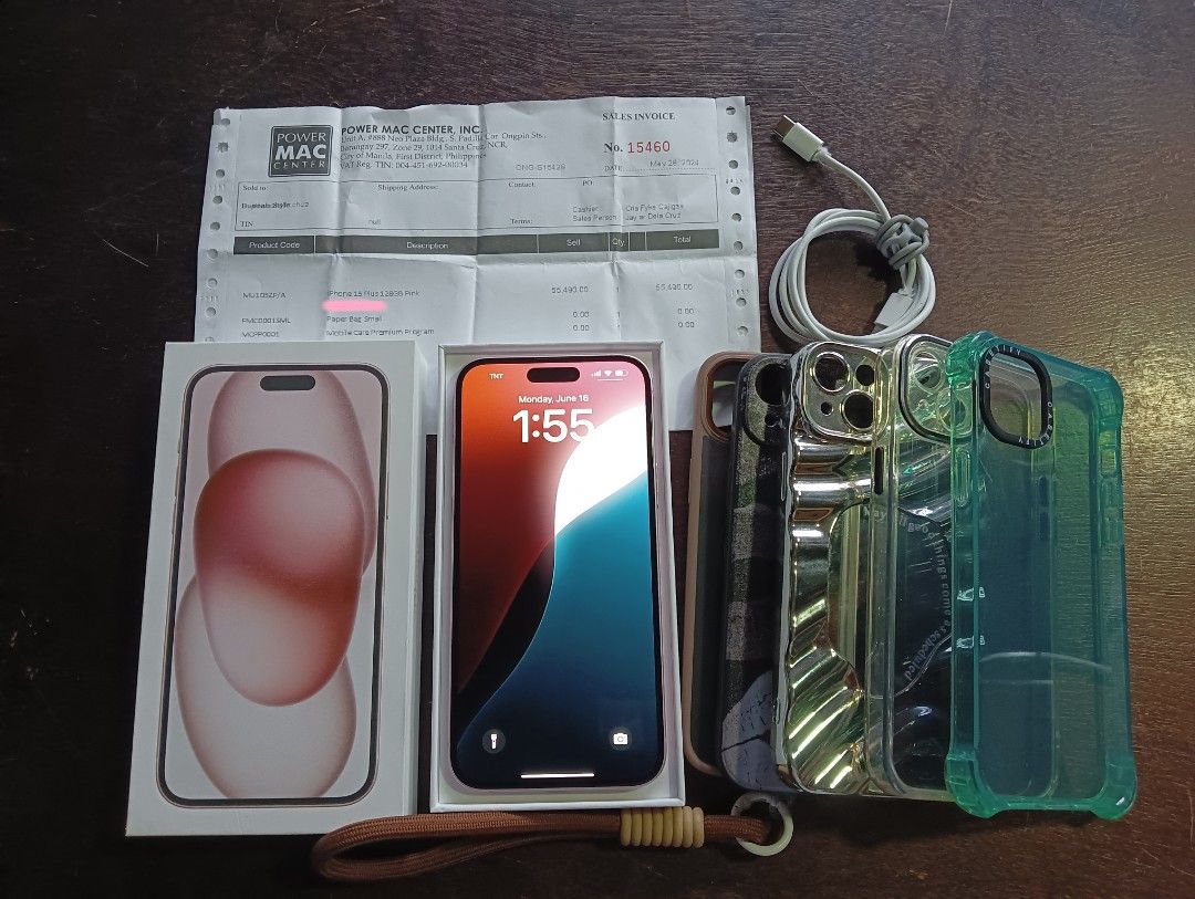 iPhone 15 Plus 128GB (Pink) Bought from Power Mac with Receipt., Mobile ...