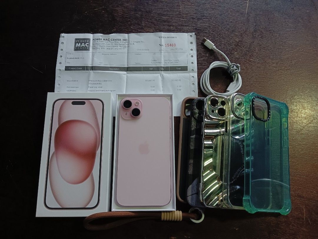 iPhone 15 Plus 128GB (Pink) Bought from Power Mac with Receipt., Mobile ...