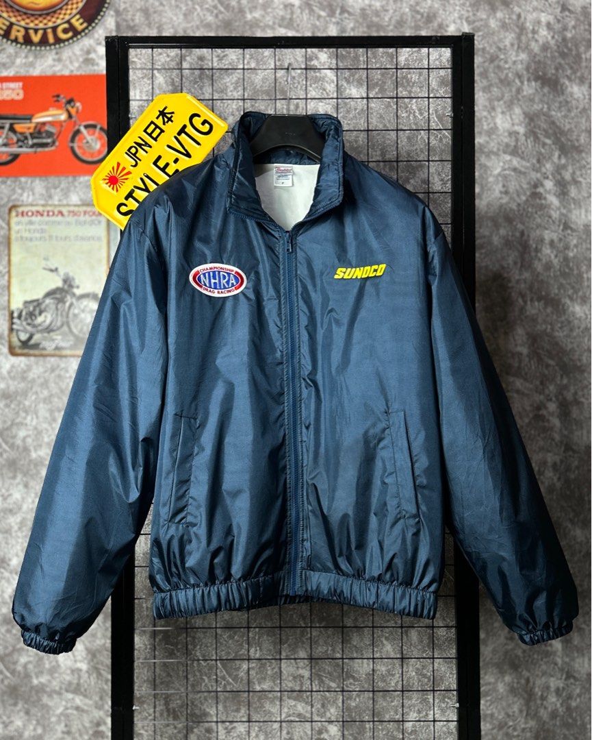 Jaket NHRA Sunoco Racing Team windbreaker motor touring racing biker ...